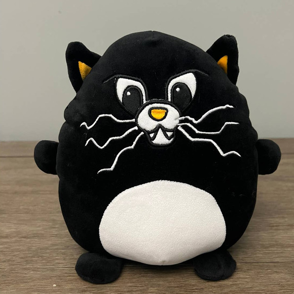 Six Flags | Toys | Halloween Six Flags Angry Black Cat Squishy Plush 8 ...